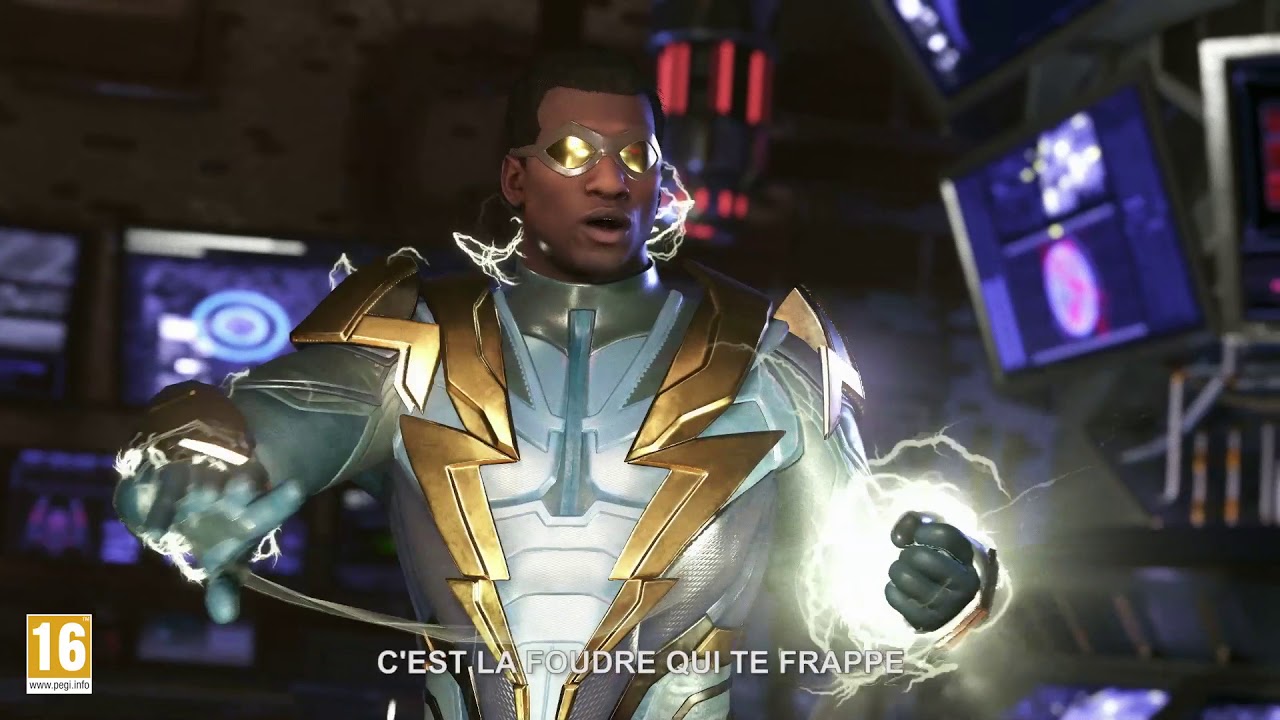 Gameplay de Raiden et Black Lightning pour Injustice 2 - ActuGeekGaming