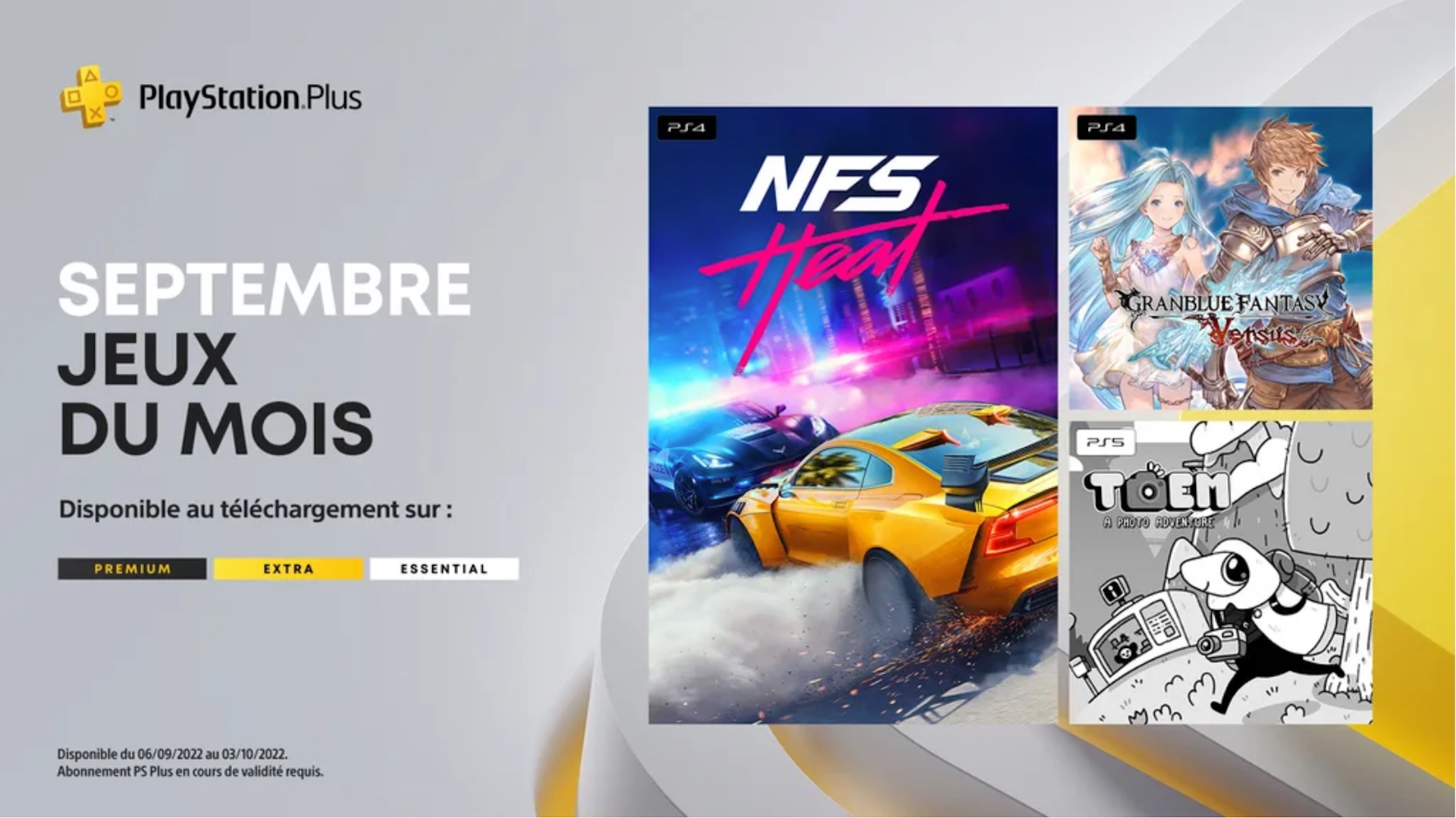 PlayStation plus : les jeux offerts de septembre 2022 - ActuGeekGaming