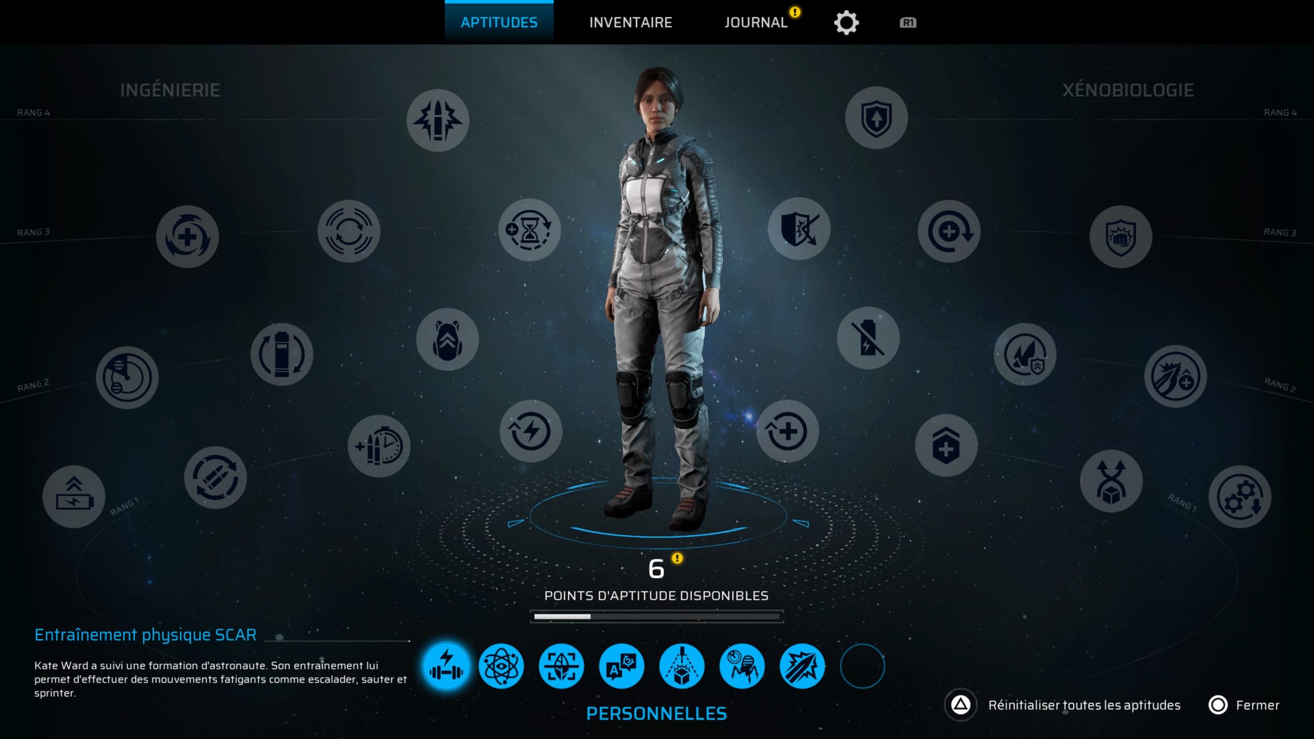 Scars Above aptitudes Kate Ward - ActuGeekGaming